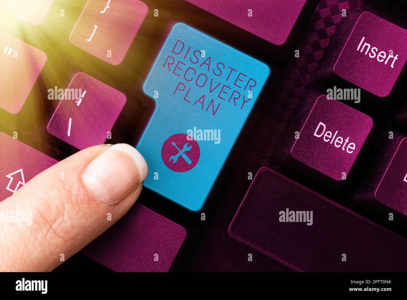 Sign displaying Disaster Recovery Plan, Internet Concept having backup ...