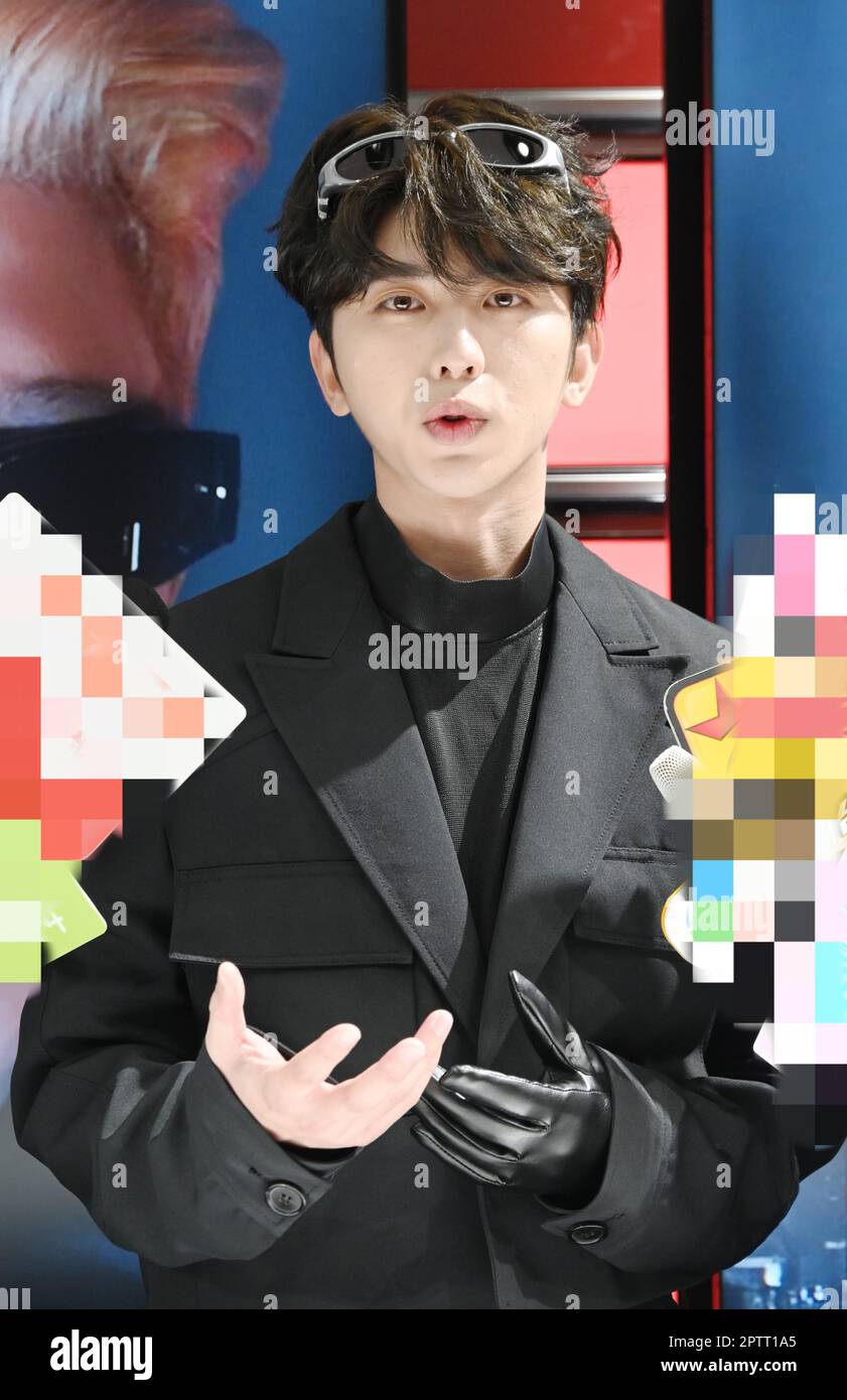 Chinese singer-songwriter, dancer, actor and rapper Cai Xukun attends ...