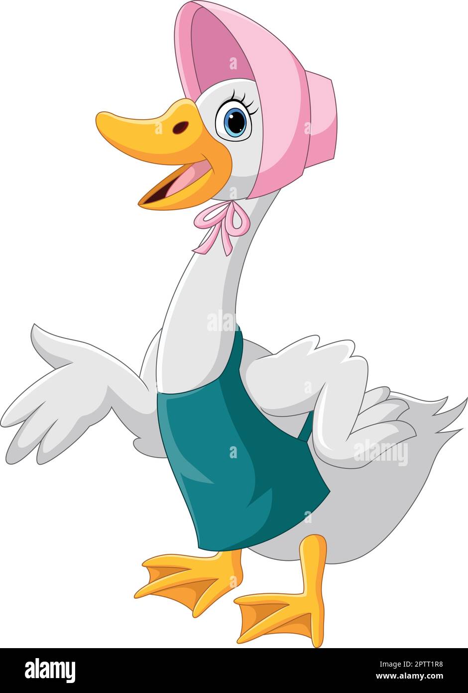 Cartoon Duck With A Lab Coat