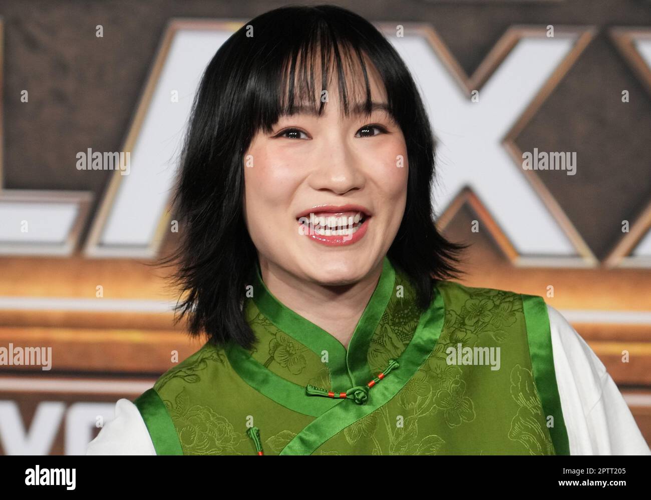 Meng'er Zhang arrives at the GUARDIANS OF THE GALAXY VOL. 3 World ...