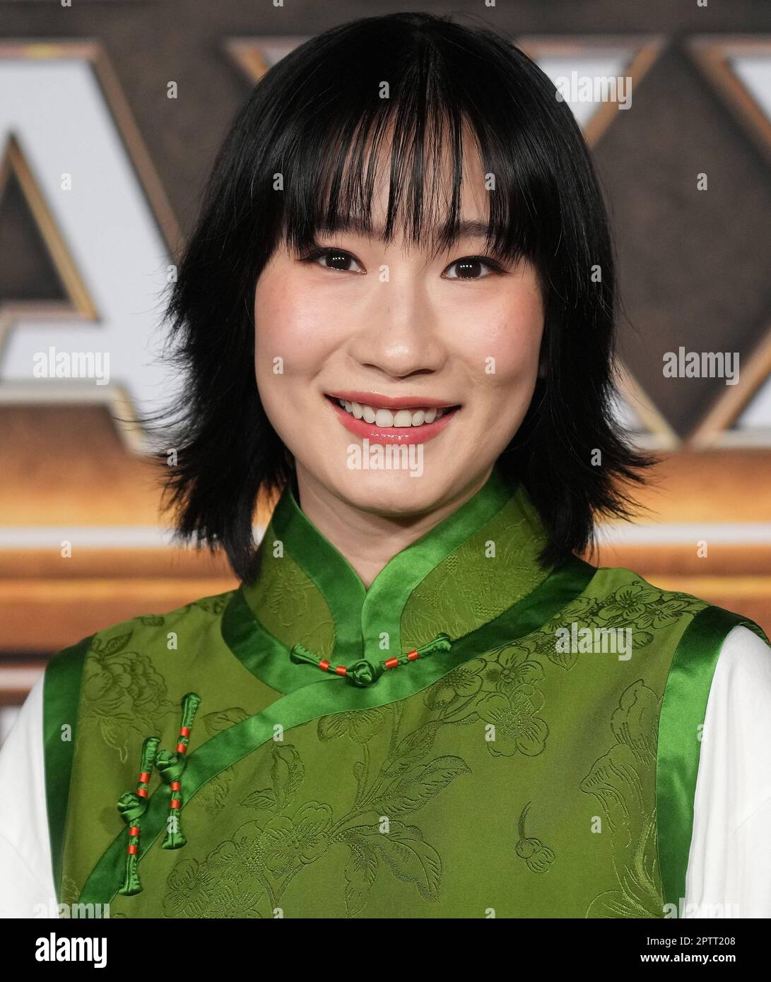 Meng'er Zhang arrives at the GUARDIANS OF THE GALAXY VOL. 3 World ...