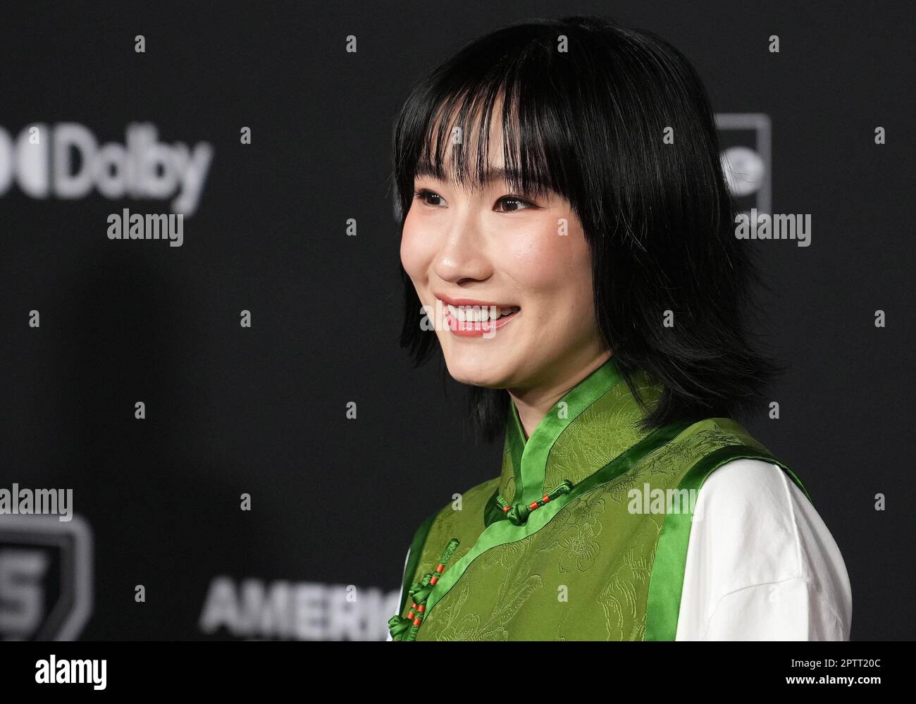 Meng'er Zhang arrives at the GUARDIANS OF THE GALAXY VOL. 3 World ...