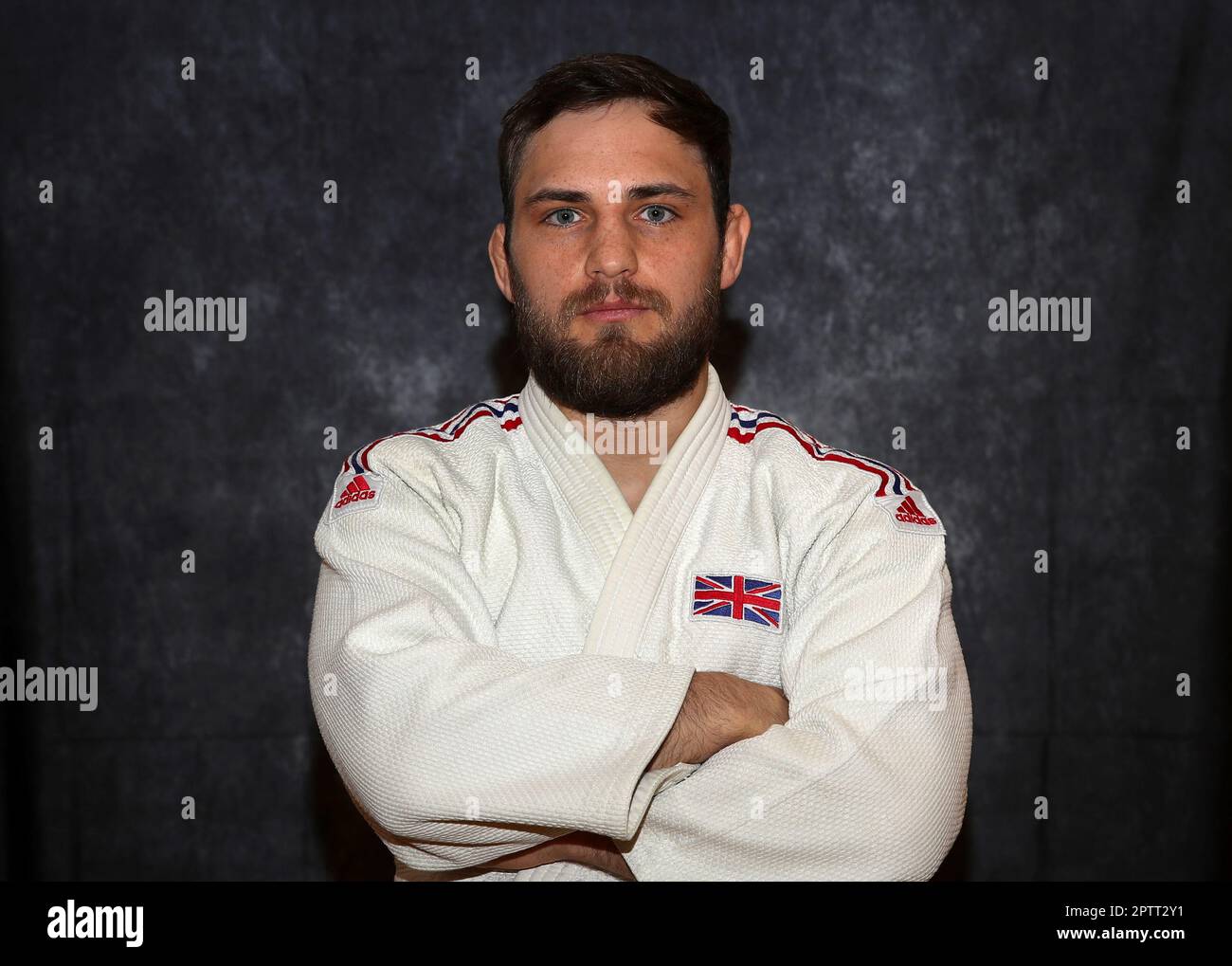Sam Hall during a media day at The British Judo National Training ...