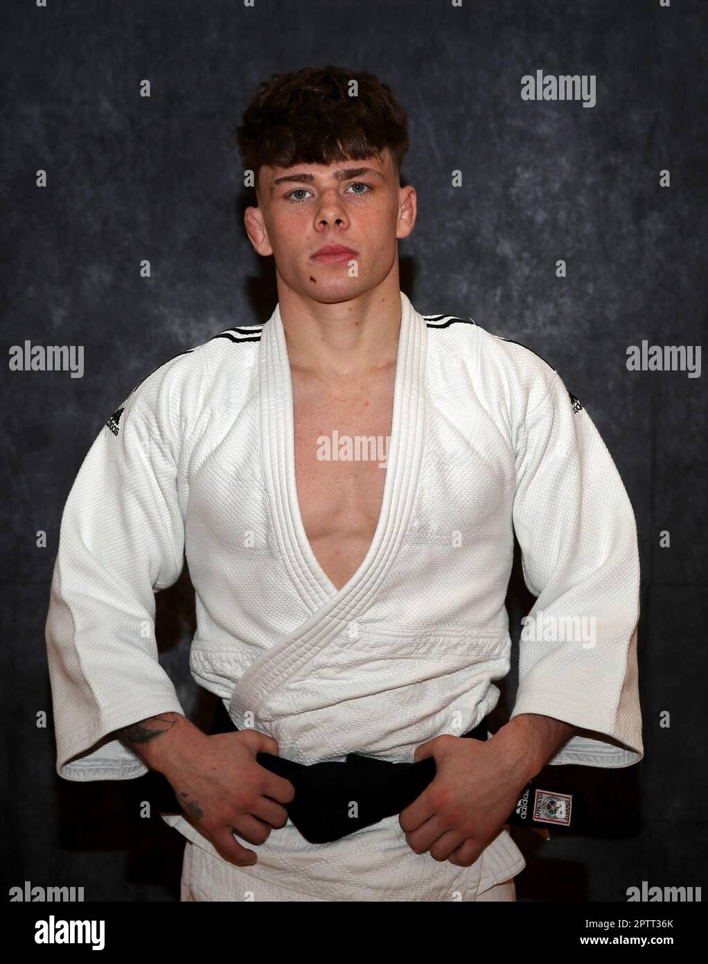Charlie Young during a media day at The British Judo National Training ...