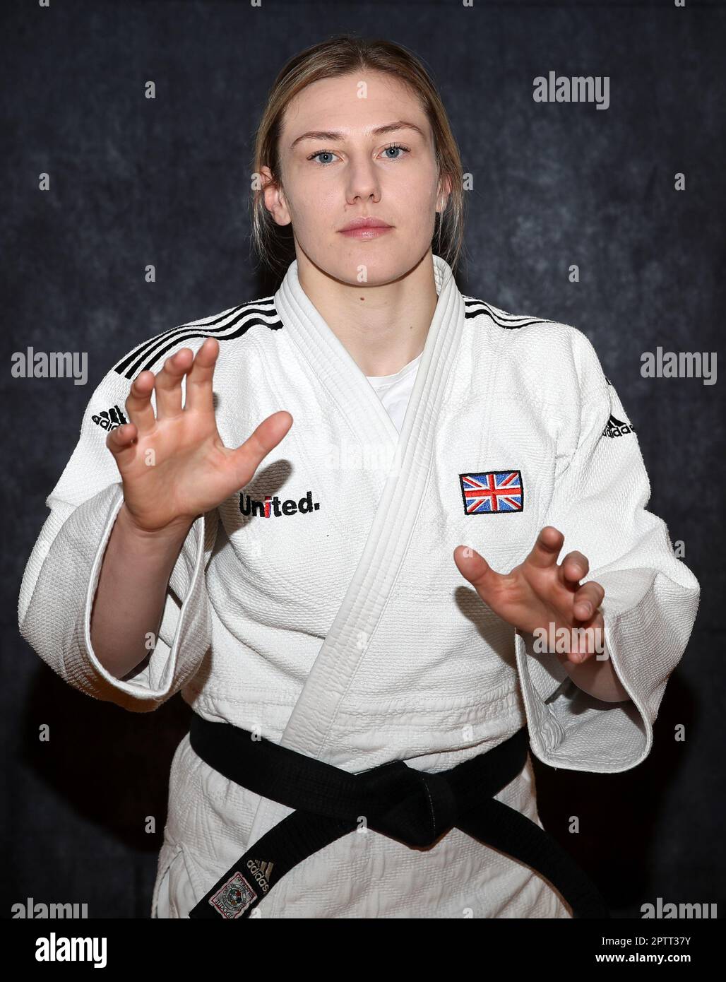 Emma Reid during a media day at The British Judo National Training ...