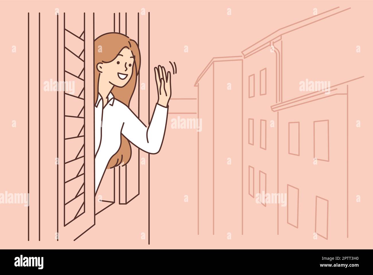 Adult female hi Stock Vector Images - Alamy