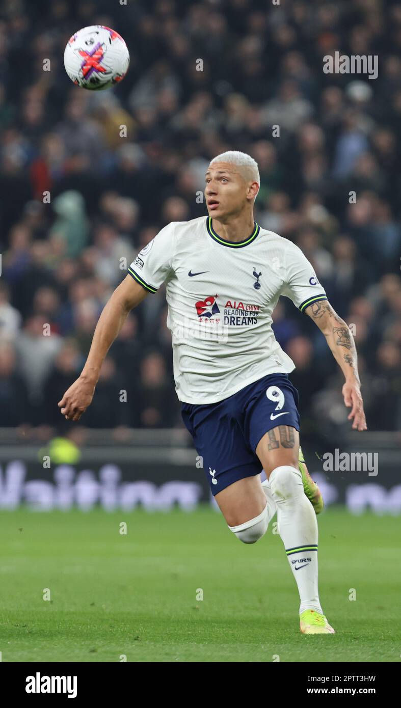 Tottenham Hotspur's Richarlison in action during the English Premier ...