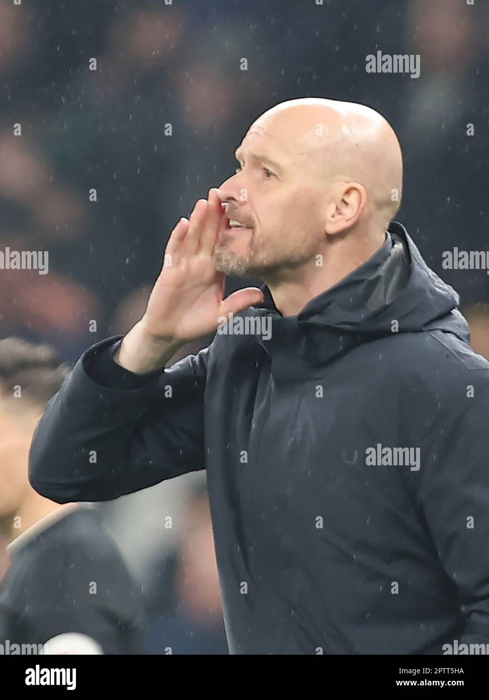 Manchester United manager Erik ten Hag during the English Premier ...