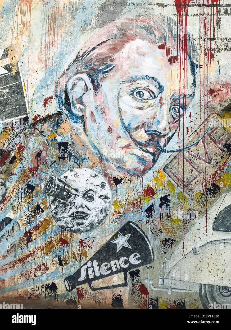 Morocco, Ouarzazate, Atlas Corporation Studios, Salvador Dalí murals ...