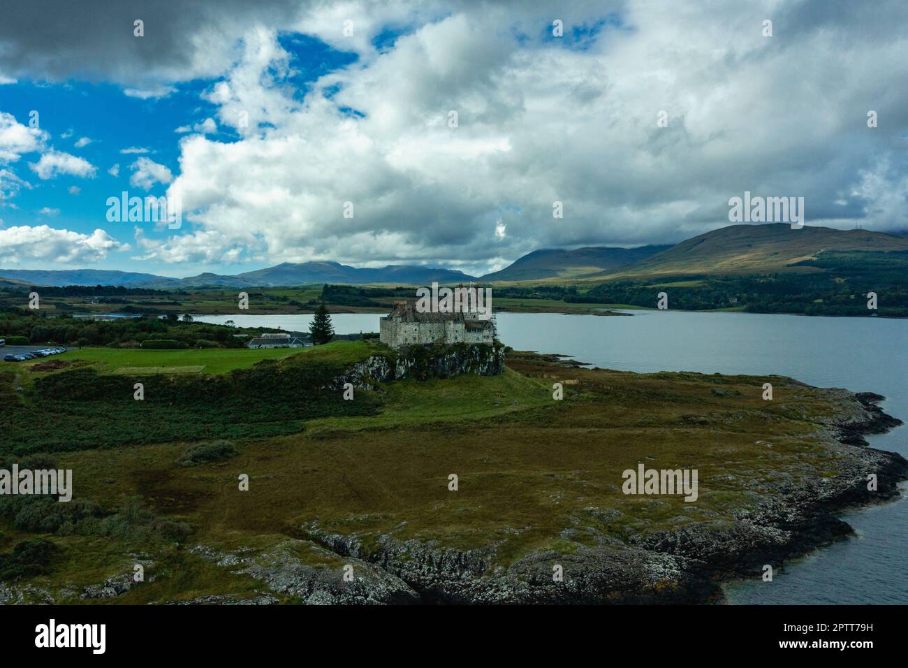 Duart Castle is a castle on the Isle of Mull, off the west coast of ...