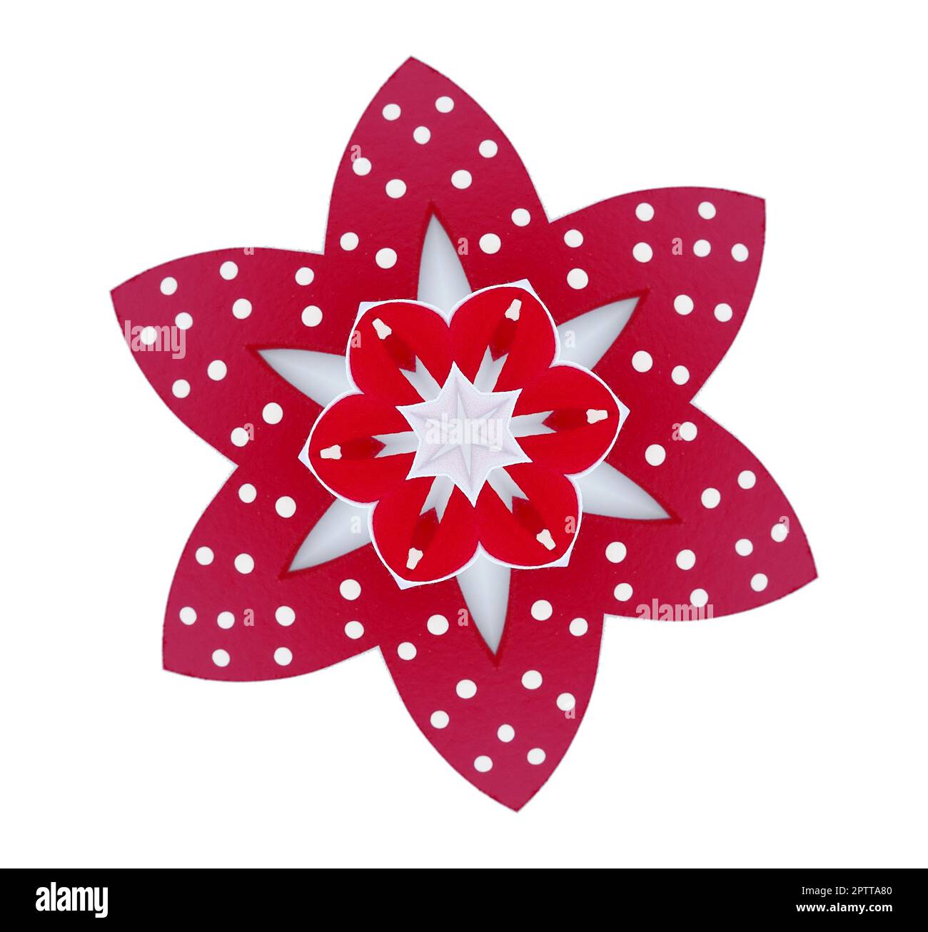 Flower kaleidoscope. Abstract repeating pattern for repetition. Six ...