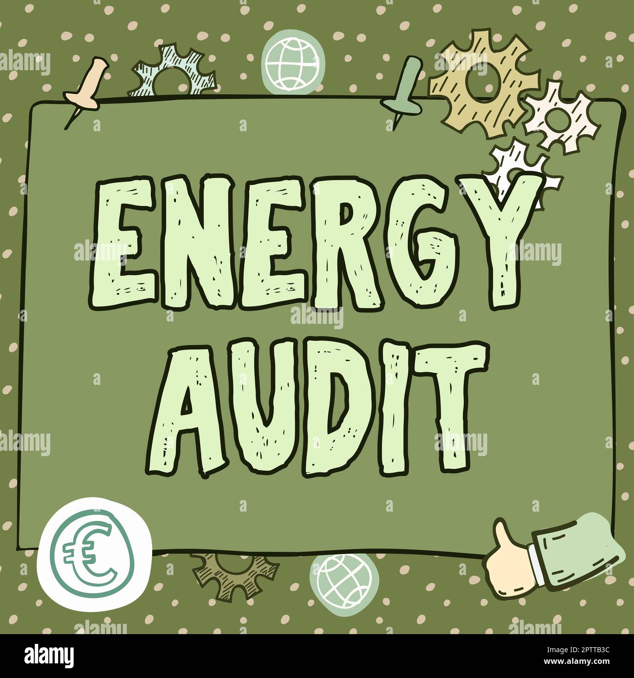 Conceptual caption Energy Audit, Concept meaning assessment of the ...