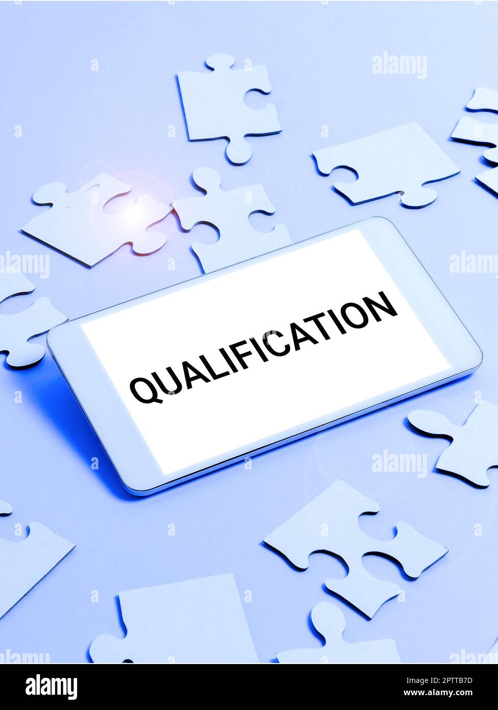 Sign displaying Qualification, Word for Officially permission and ...