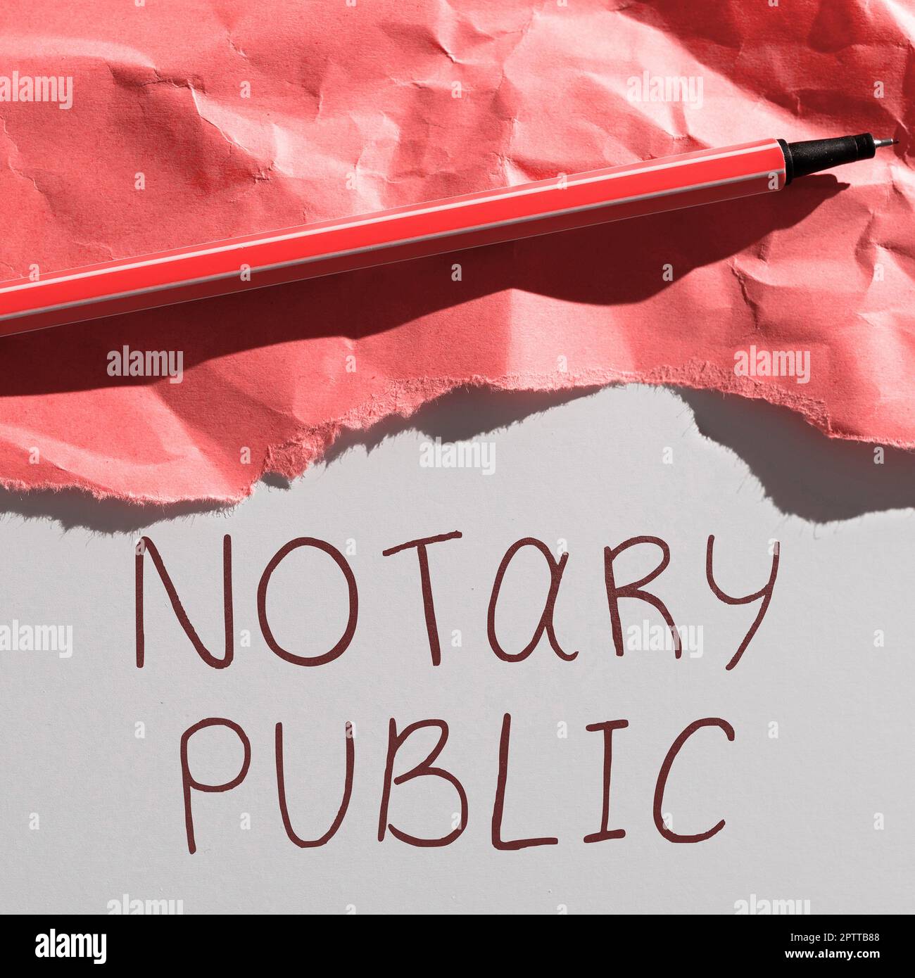 Writing displaying text Notary Public, Business showcase Legality ...