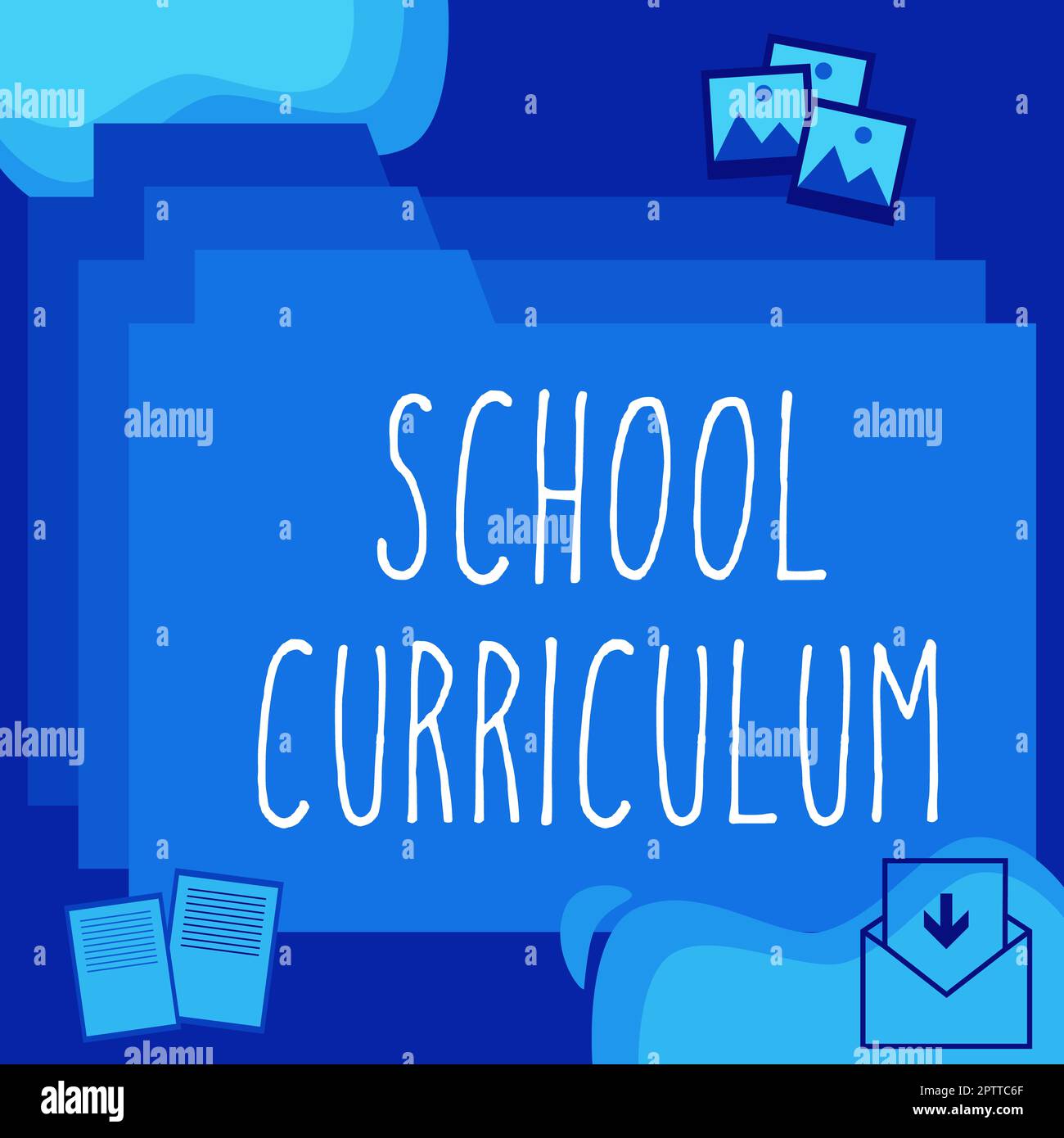 Hand writing sign School Curriculum, Word Written on designed to ...