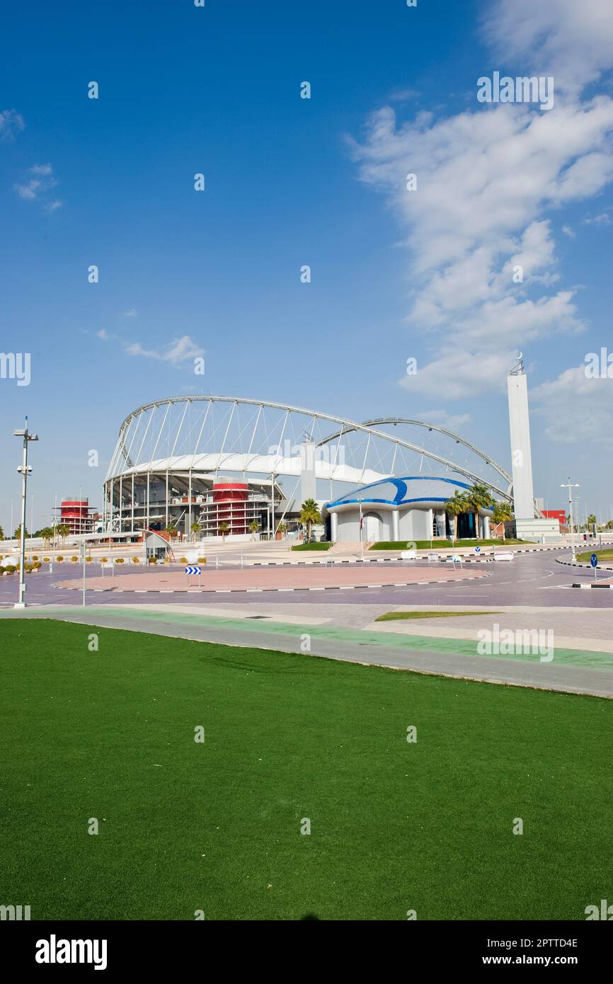 Qatar, Doha, Khalifa Stadium Stock Photo - Alamy