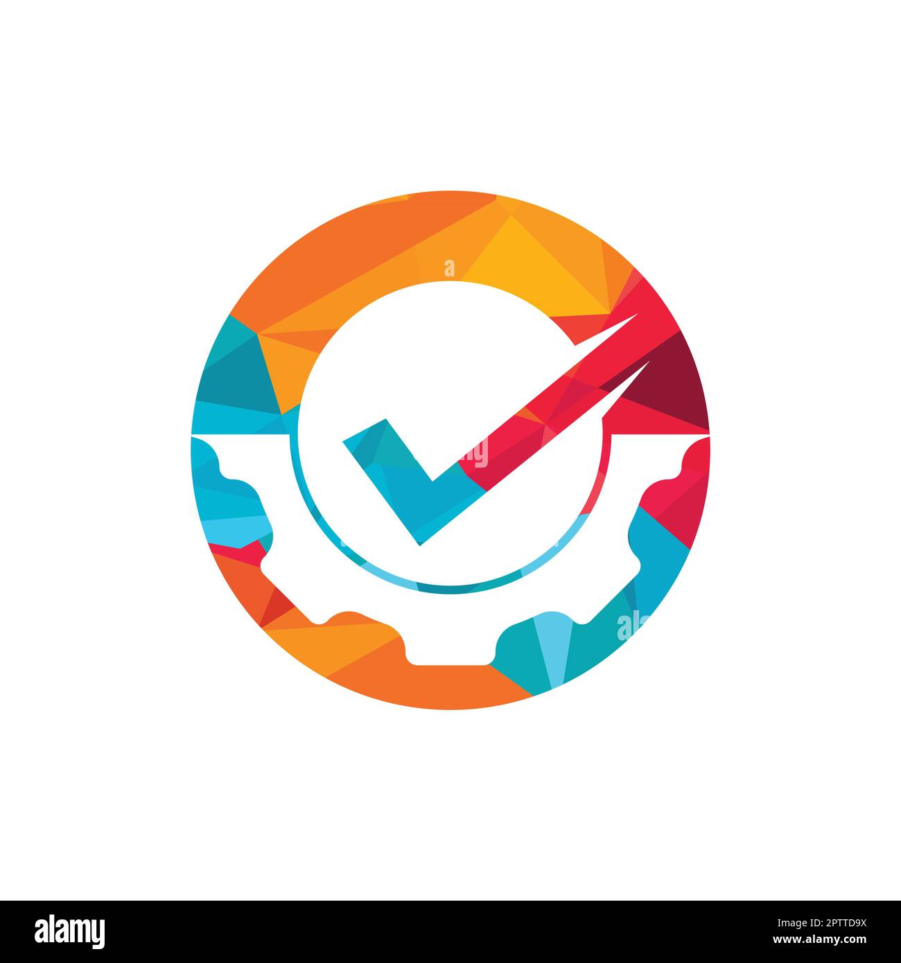 Gear tech vector logo design. Service check logo concept Stock Vector ...