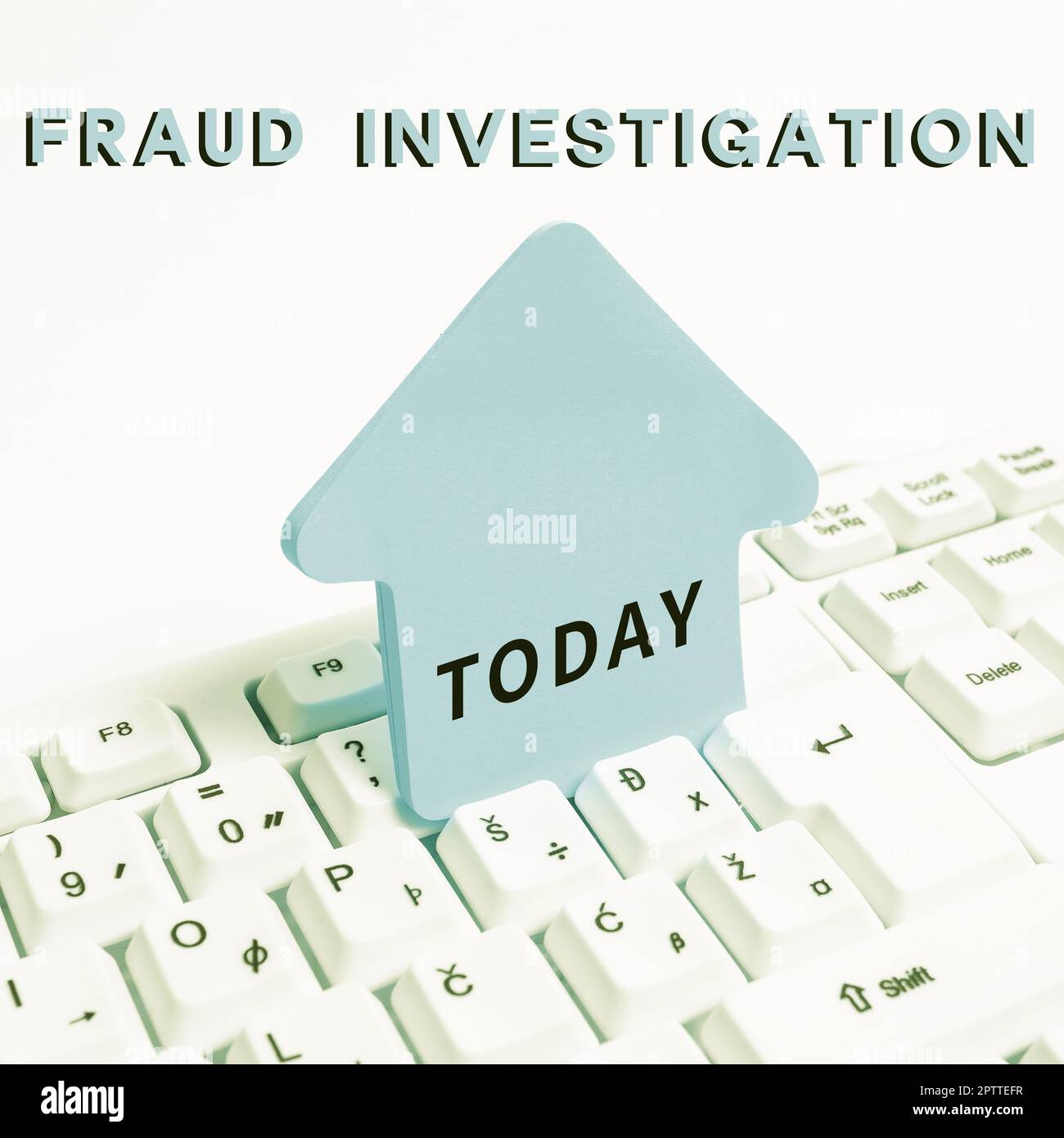 Hand writing sign Fraud Investigation, Internet Concept process of ...