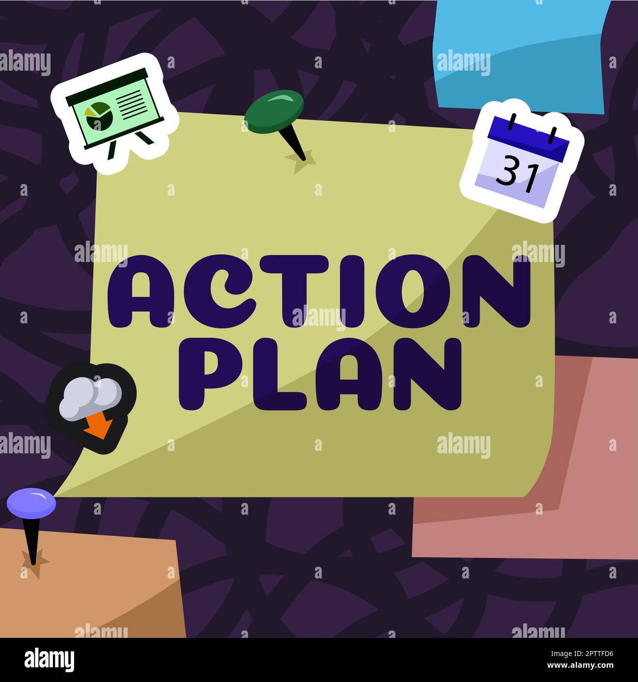 Inspiration showing sign Action Plan, Internet Concept list of things ...
