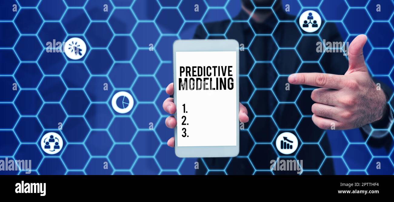 Text caption presenting Predictive Modeling, Business overview maintenance strategy driven by ...