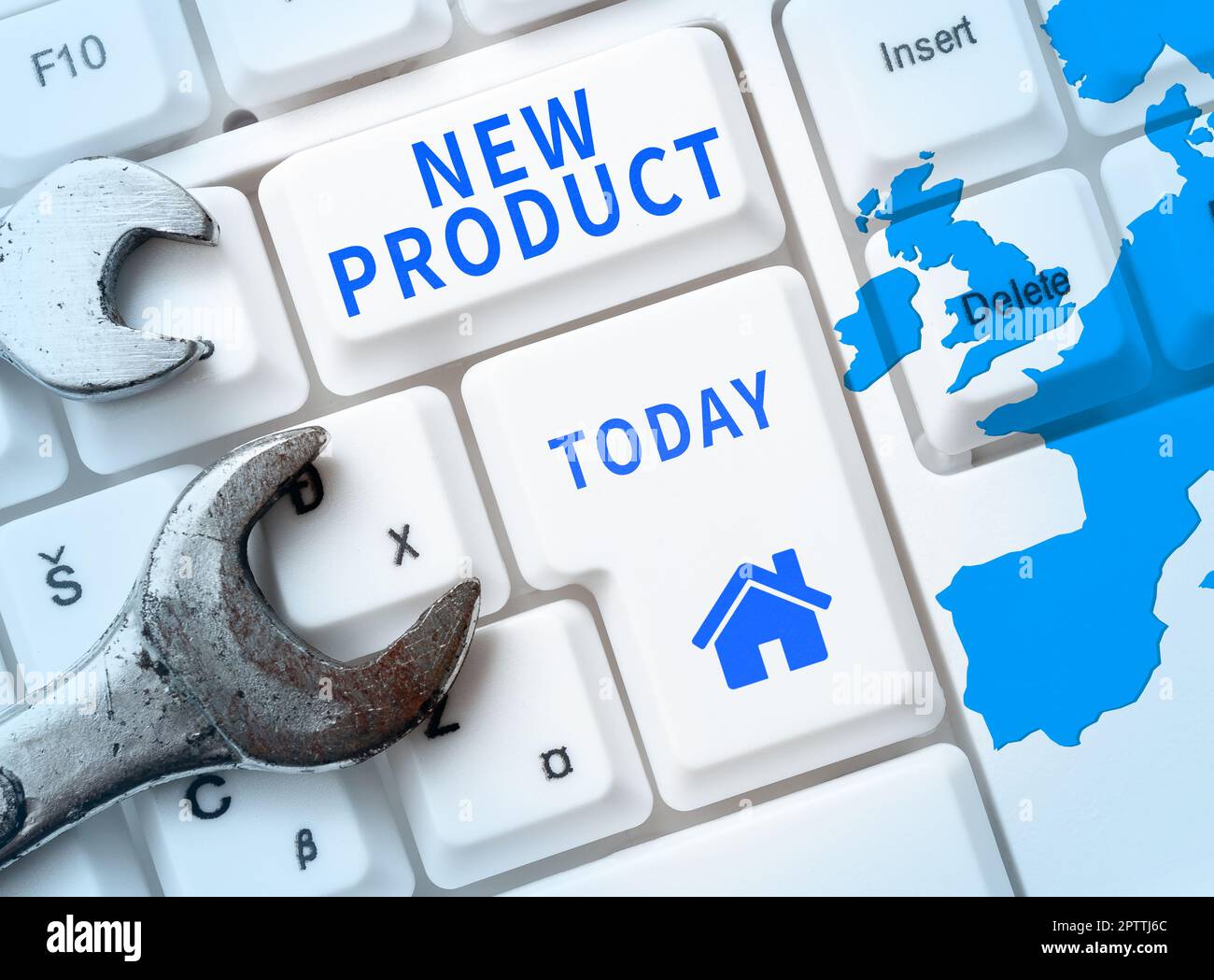 Conceptual display New Product, Business concept goods and services ...