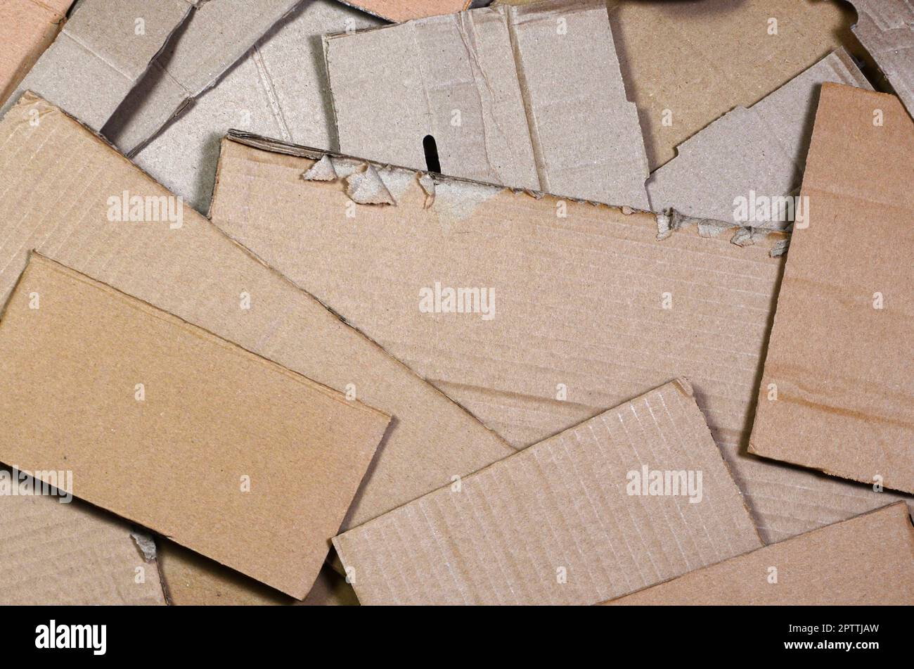 Background of paper textures piled ready to recycle. A pack of old ...