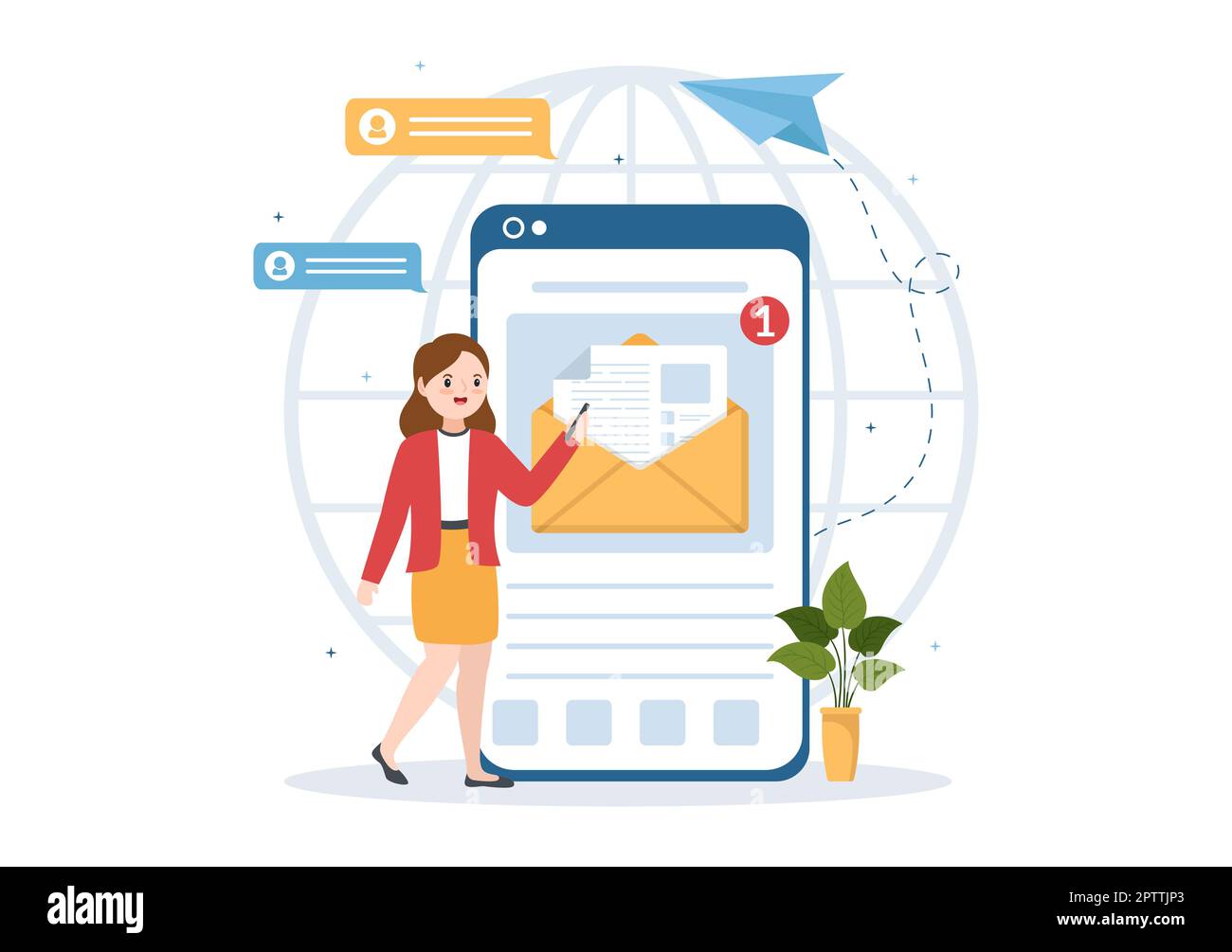 Email Service with Correspondence Delivery, Electronic Mail Message and ...