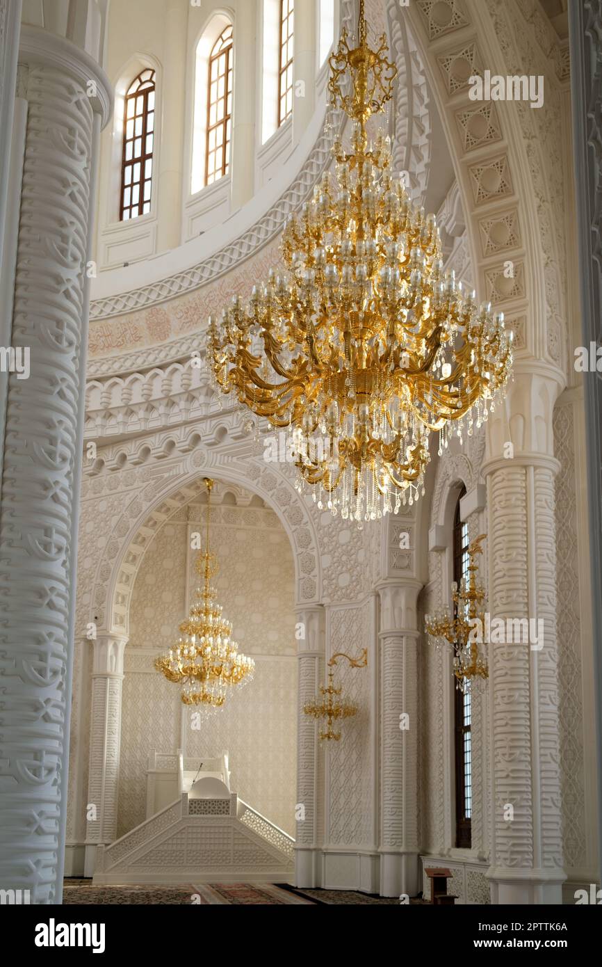 Interior of the Heydar Mosque, in Baku, Azerbaijan Stock Photo - Alamy