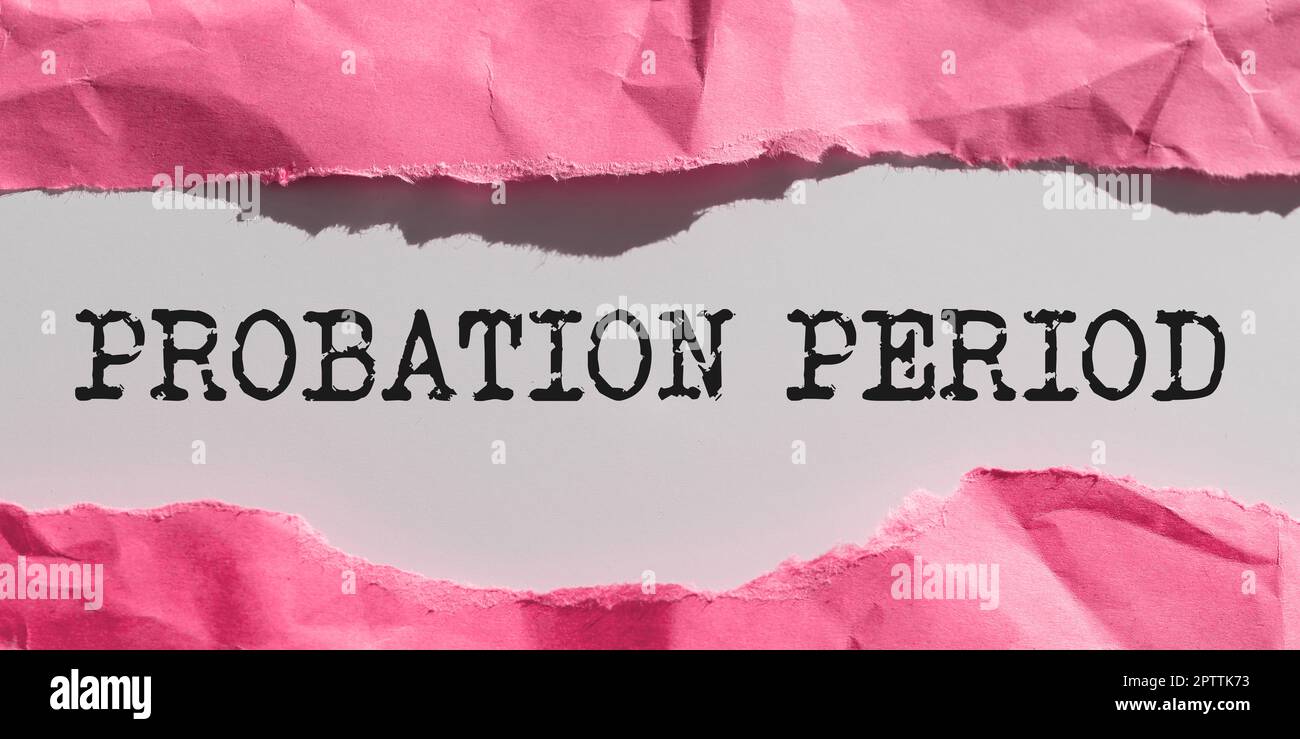 Hand Writing Sign Probation Period Word Written On Focused And Iterative Approach To Searching