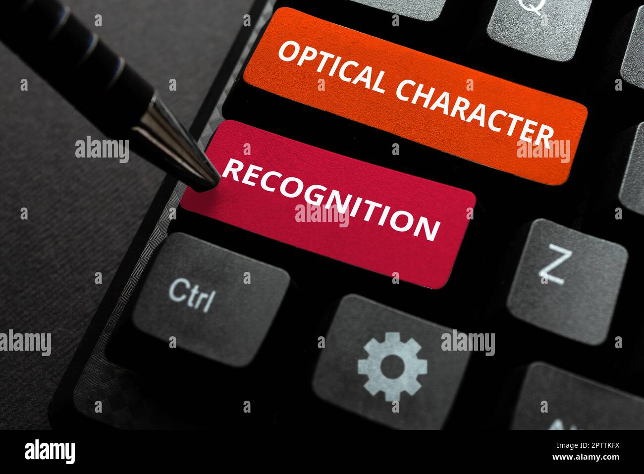 Sign displaying Optical Character Recognition, Internet Concept the ...