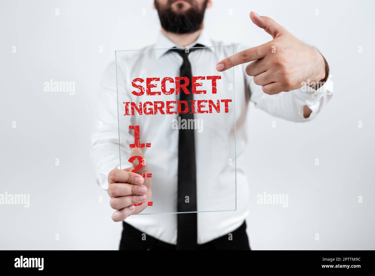 Inspiration showing sign Secret Ingredient, Business showcase special ...