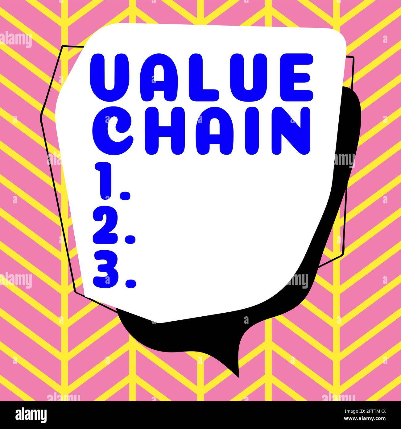 Inspiration showing sign Value Chain, Business approach Business ...