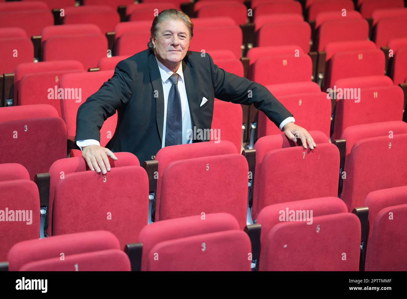 Madrid, Spain. 28th Apr, 2023. Singer Francisco Gonzalez Sarria poses ...