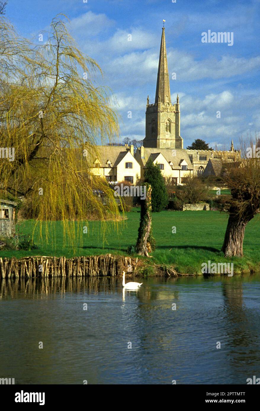 River Thames at Lechlade, Gloucestershire, UK Stock Photo - Alamy