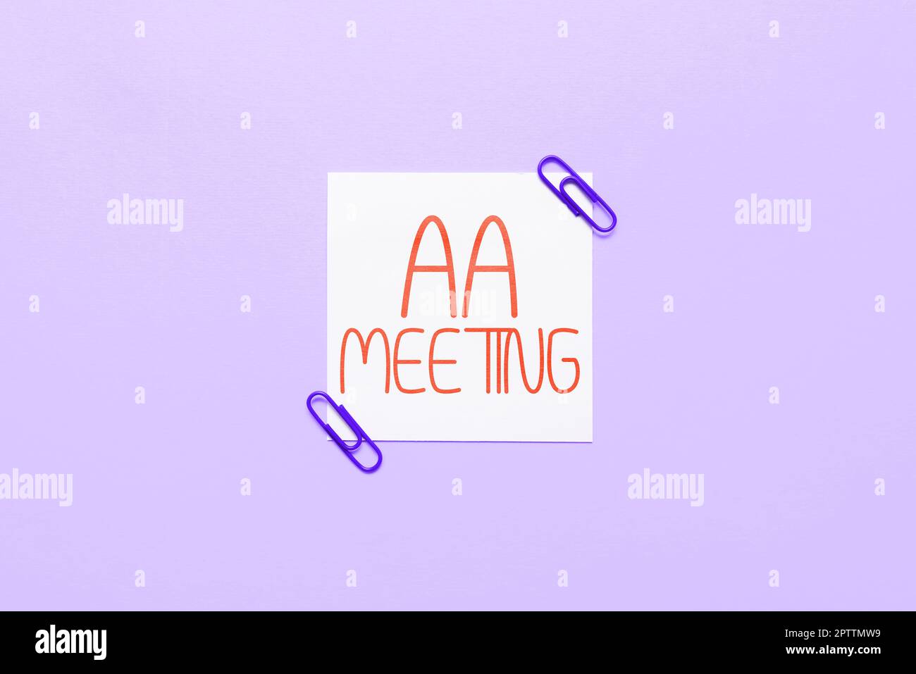 Conceptual caption Aa Meeting, Word for gathering of alcohol addicted ...