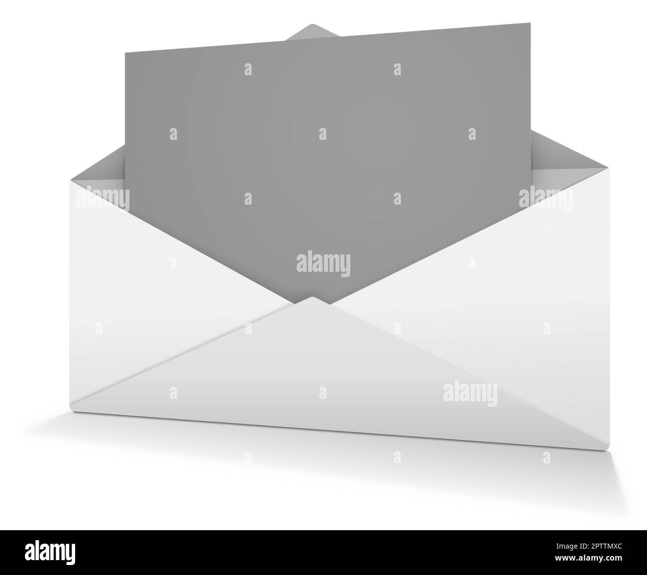 Grey Postal envelope blank template for presentation layouts and design ...