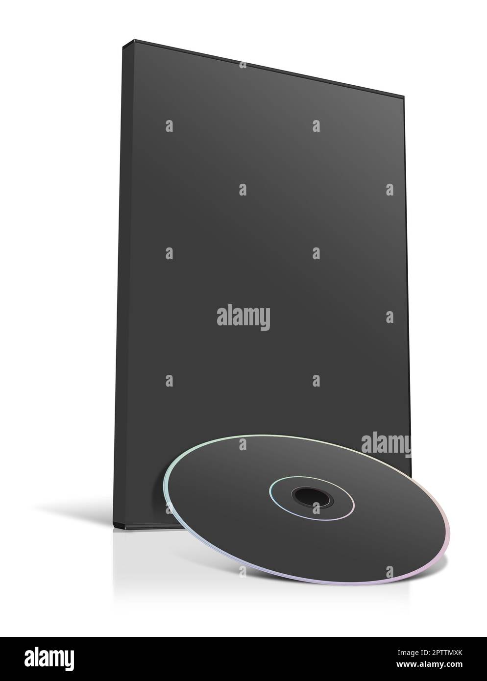 DVD box blank template black for presentation layouts and design. 3D ...
