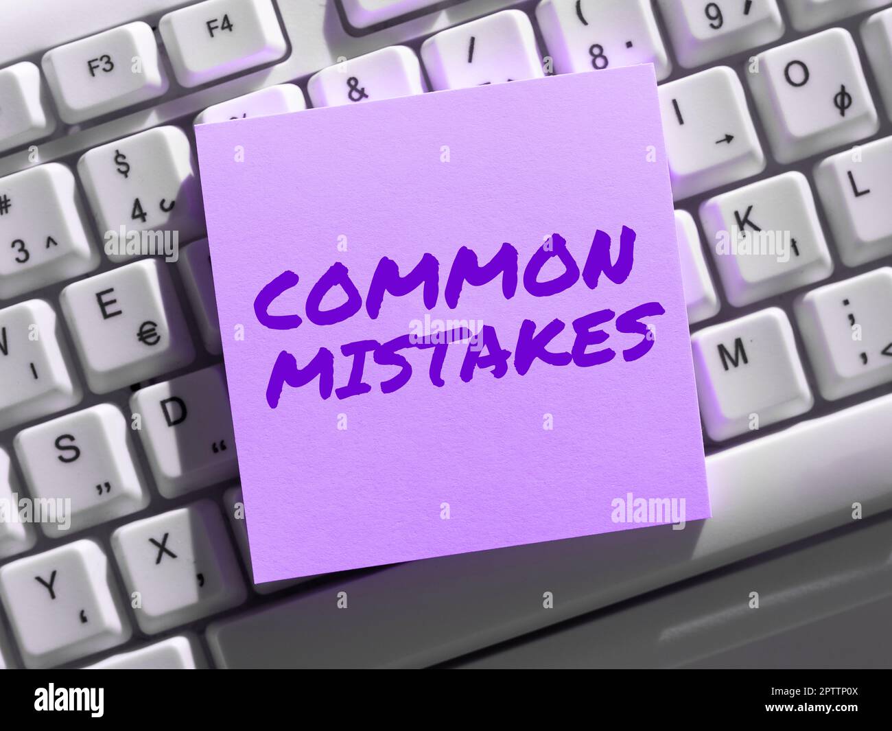Handwriting text Common Mistakes, Concept meaning actions that are ... Handwriting text Common Mistakes, Concept meaning actions that are ...