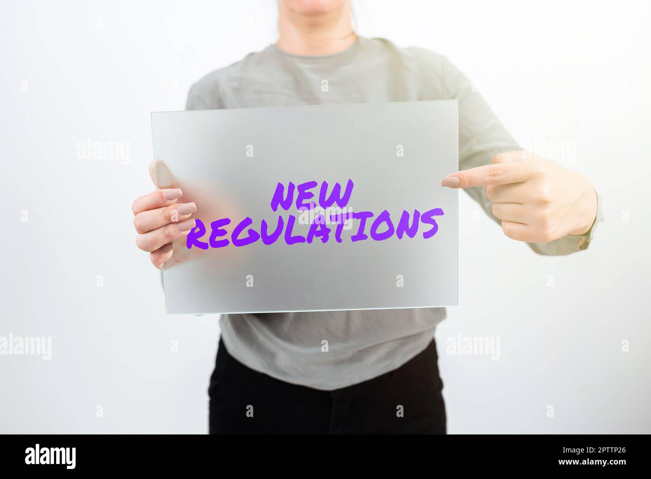 Writing displaying text New Regulations, Conceptual photo Regulation ...