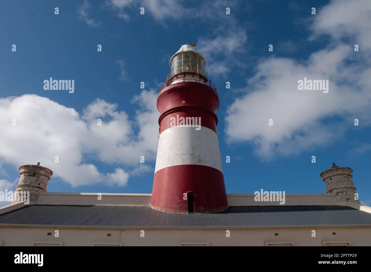 The southernmost Lighthouse in Africa, at Agulhas, where the Indian and ...