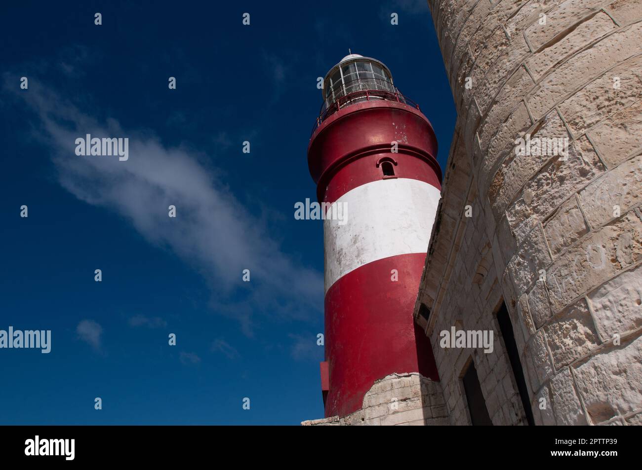 The southernmost Lighthouse in Africa, at Agulhas, where the Indian and ...