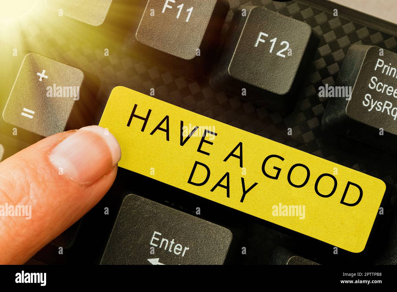 Inspiration showing sign Have A Good Day, Conceptual photo Nice gesture ...
