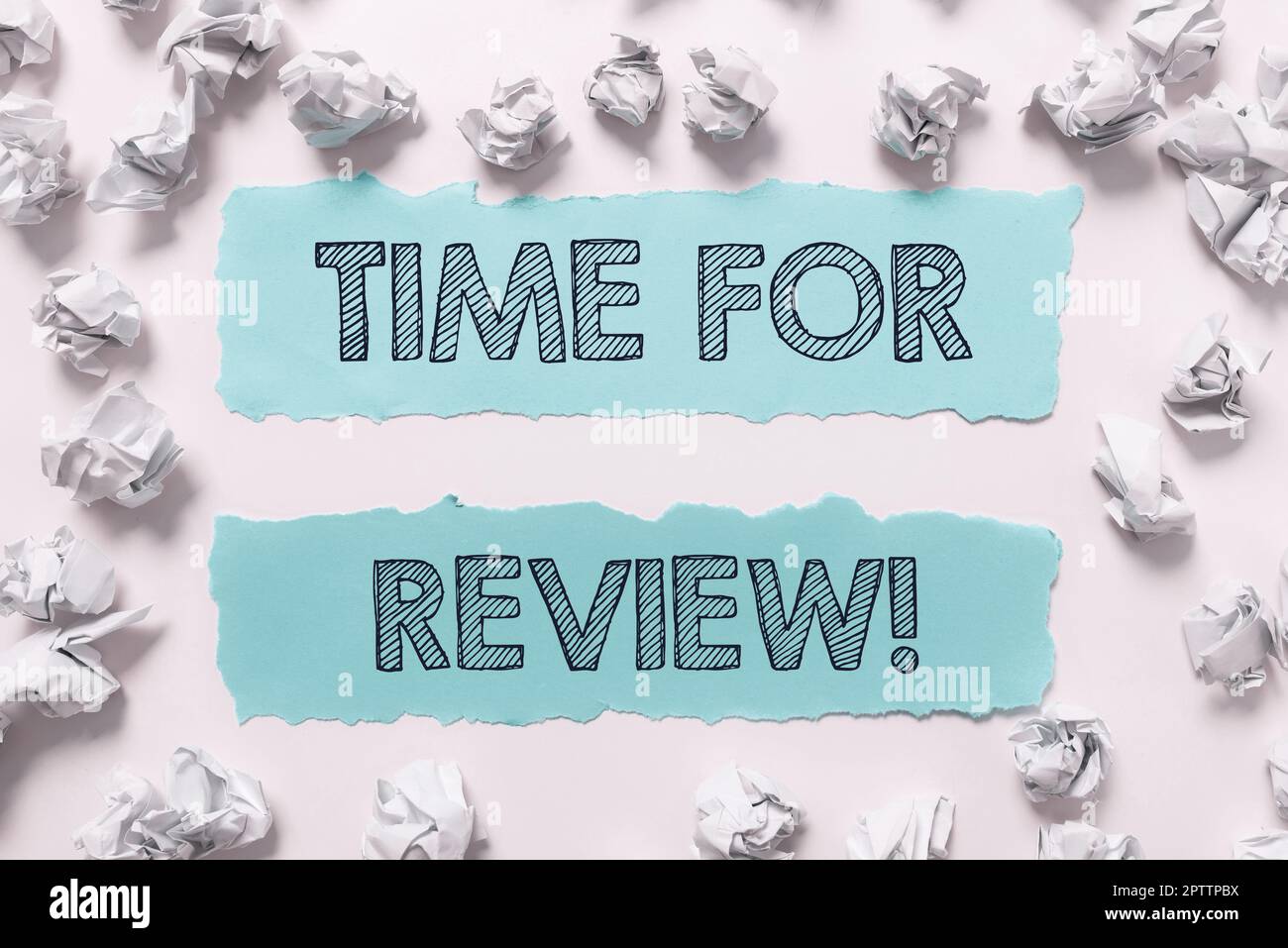 Text sign showing Time For Review, Business concept a formal assessment ...