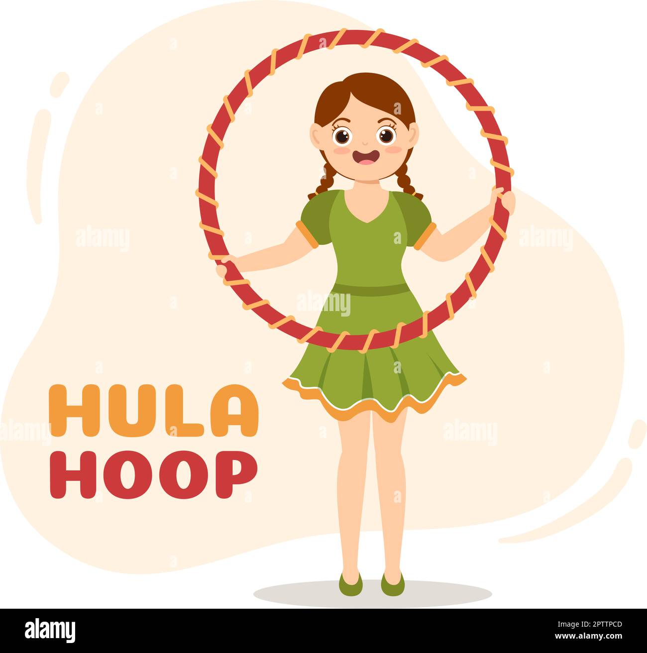 Kids Hula Hoop Clipart