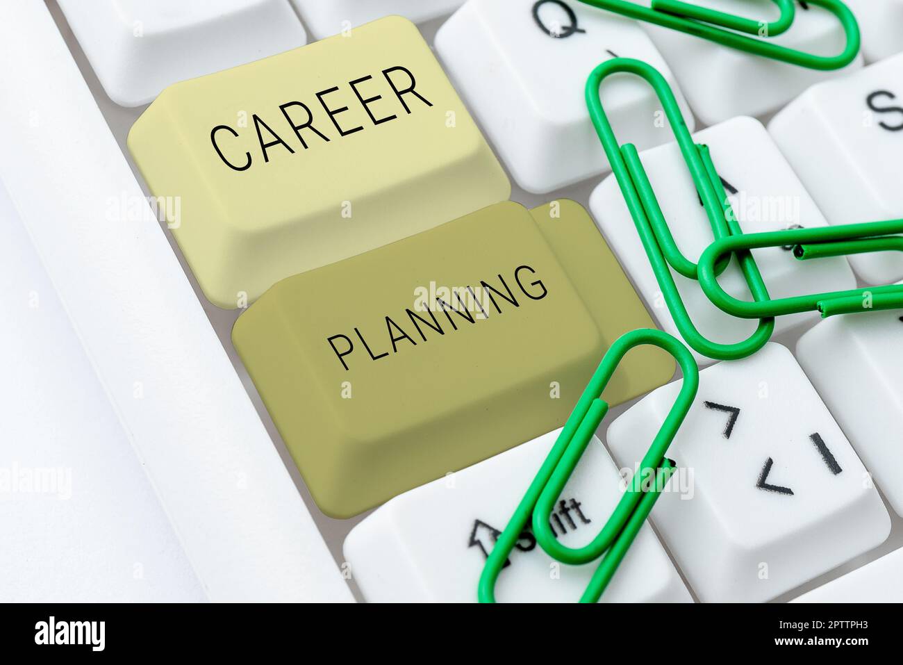 Conceptual caption Career Planning, Business idea stepwise planning of ...