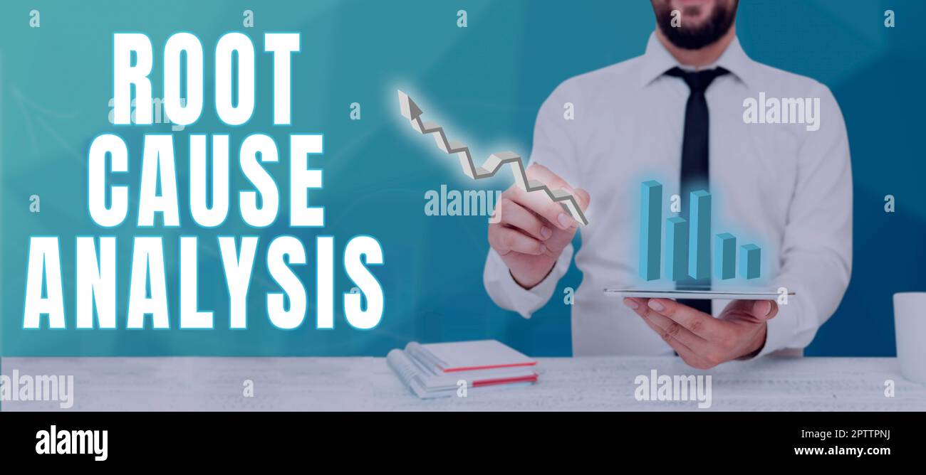 Text showing inspiration Root Cause Analysis, Concept meaning Method of ...