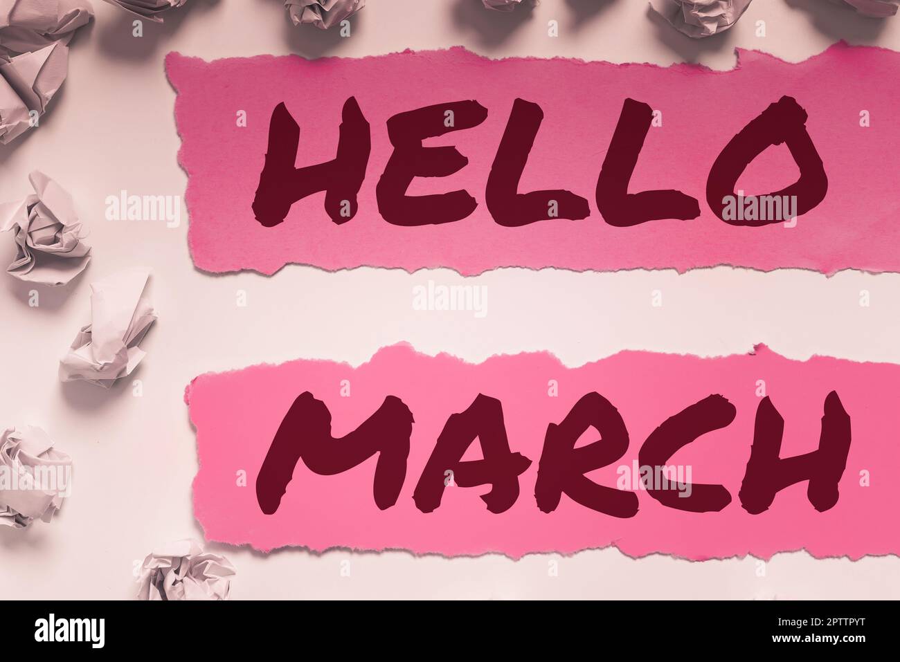 Conceptual display Hello March, Conceptual photo a greeting expression ... Conceptual display Hello March, Conceptual photo a greeting expression ...