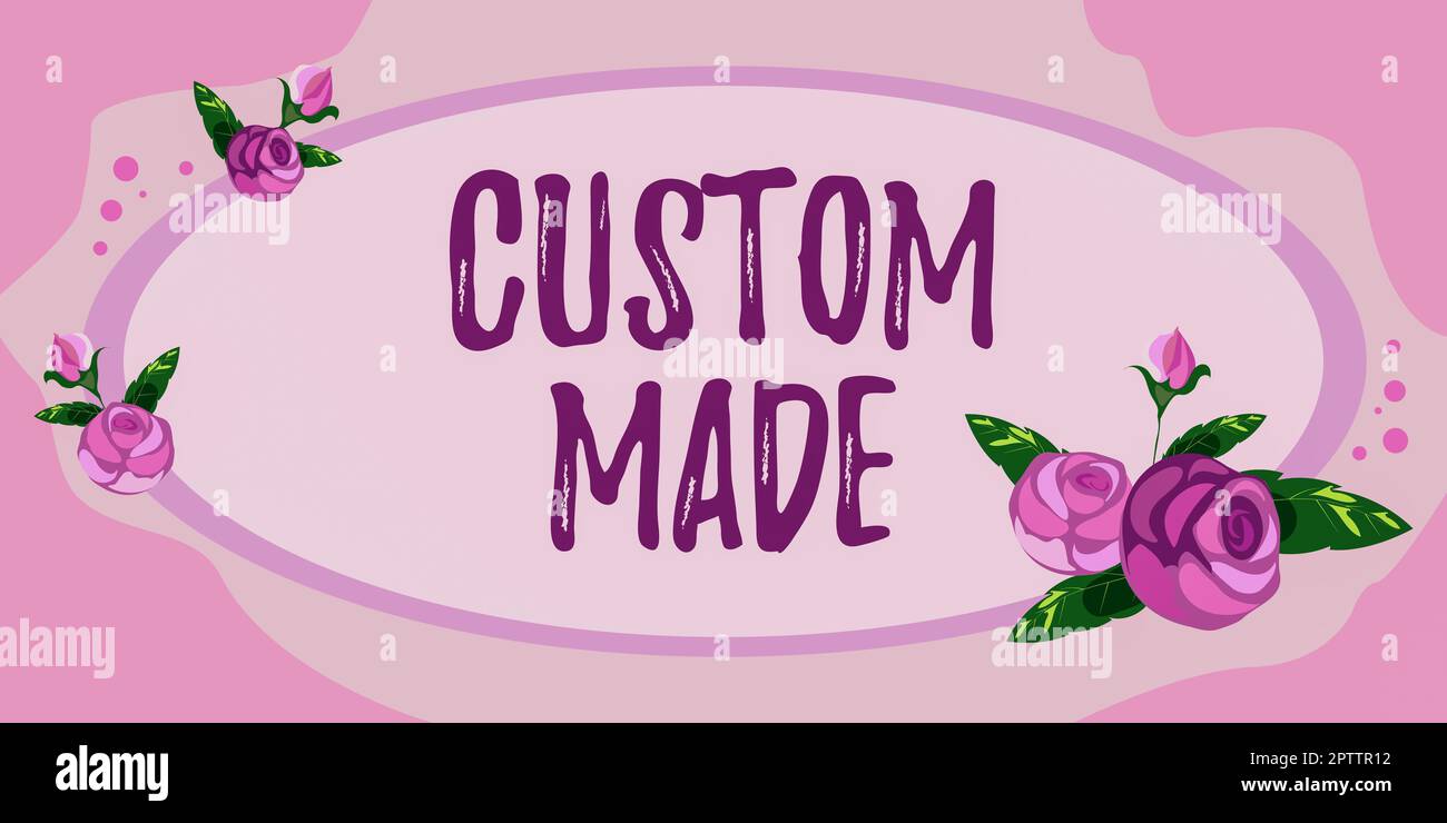 Conceptual display Custom Made, Internet Concept personalized object ... Conceptual display Custom Made, Internet Concept personalized object ...