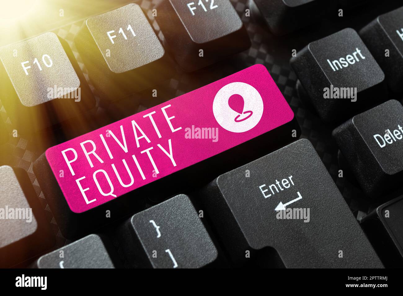 Text sign showing Private Equity, Word Written on limited partnerships ...