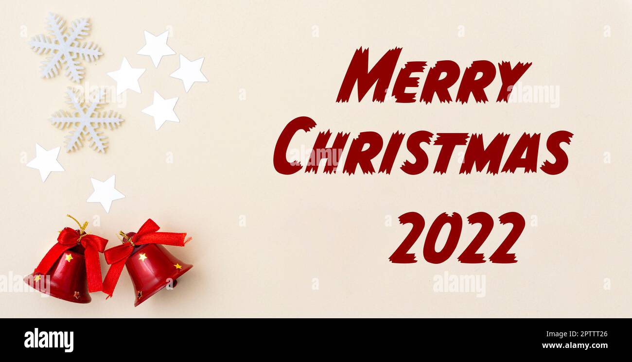 Christmas 2022 festive text vector design hi-res stock photography and ...